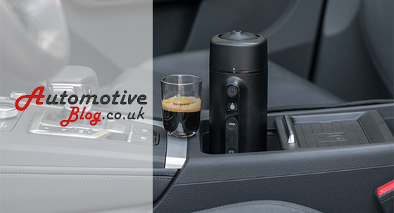 It's the in-car espresso coffee machine